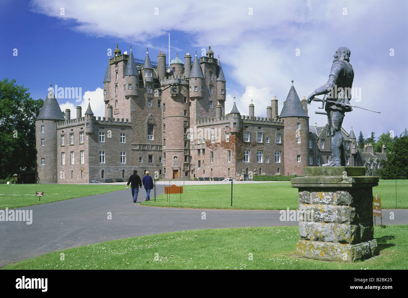 Glamis Castle Tayside Scotland Stock Photo - Alamy