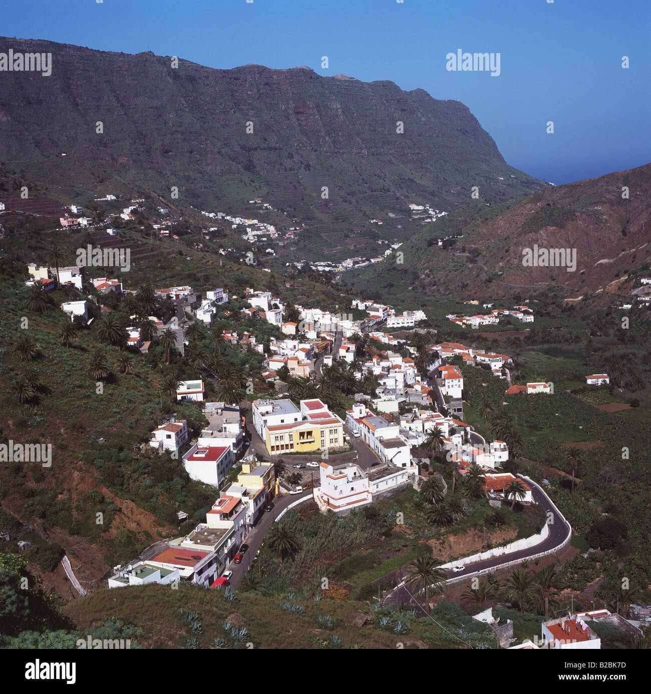 Hermigua La Gomera Canary Islands Stock Photo - Alamy
