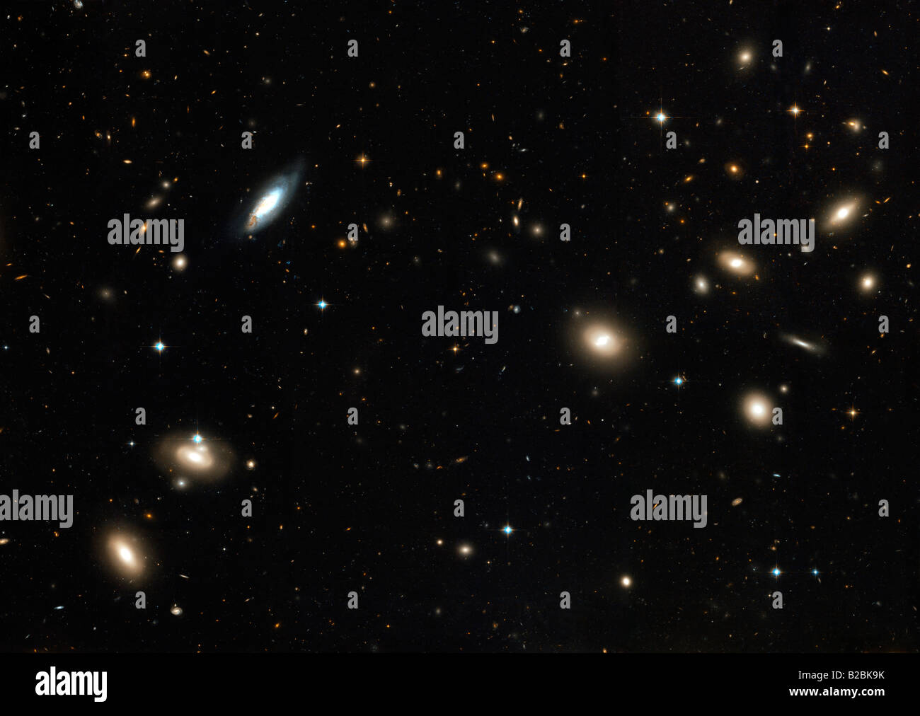 The Coma Cluster of galaxies Stock Photo - Alamy