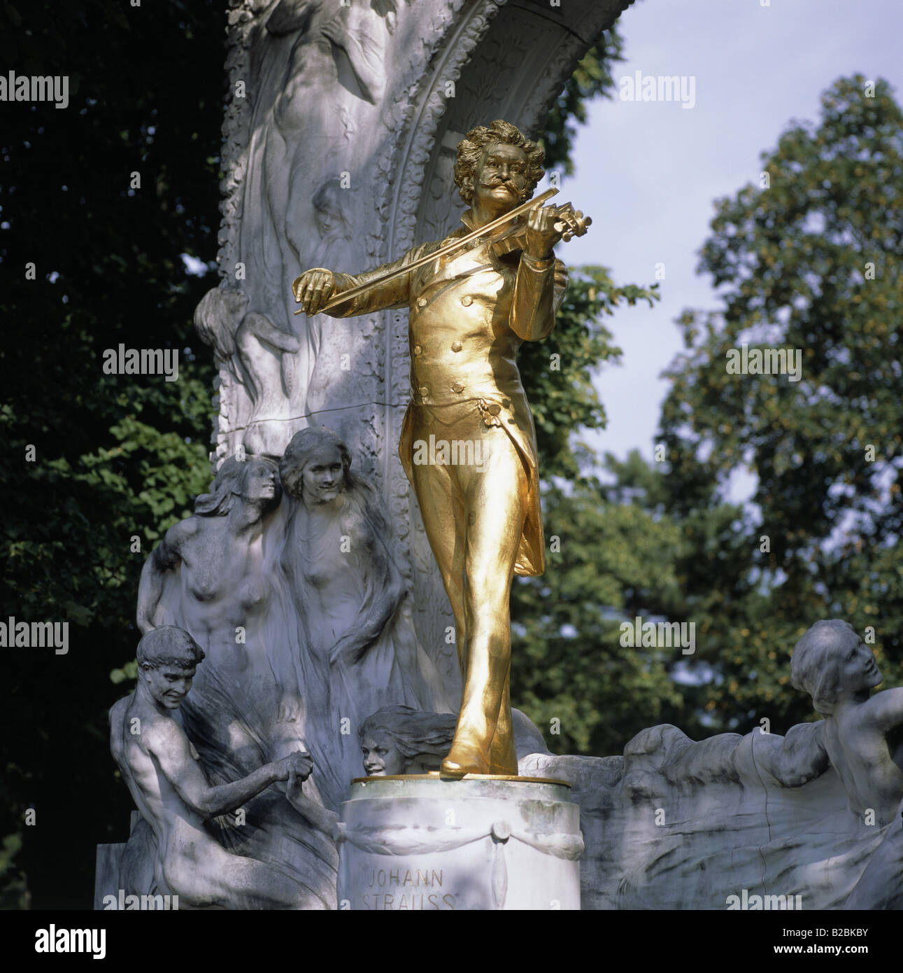 Strauss Memorial Vienna Austria Stock Photo - Alamy