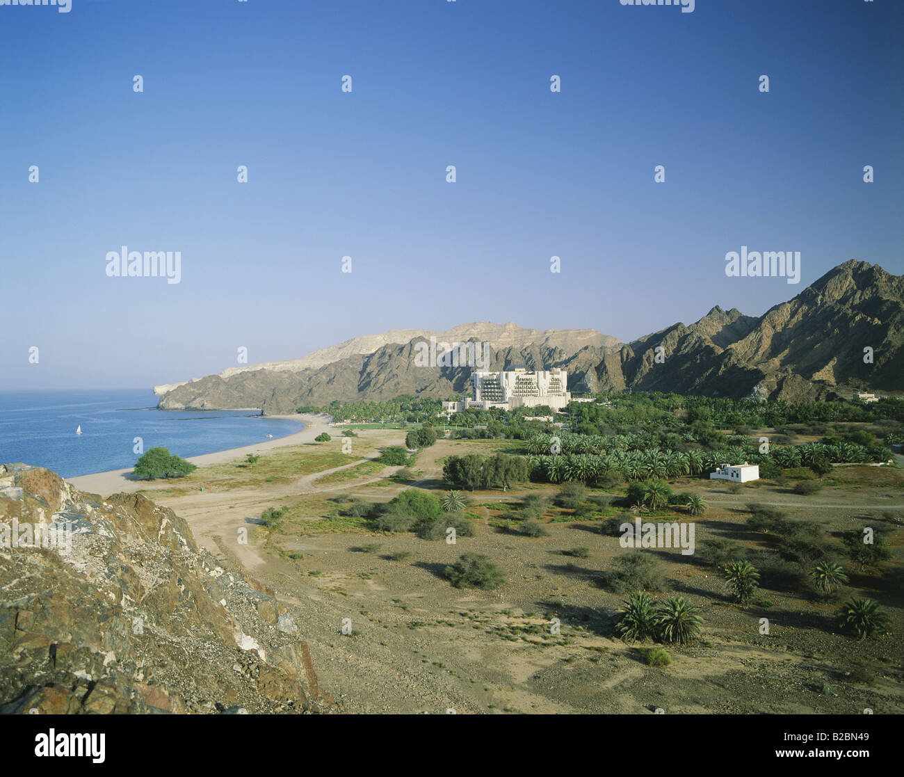 Hotel Al Bustan Palace Oman Stock Photo - Alamy