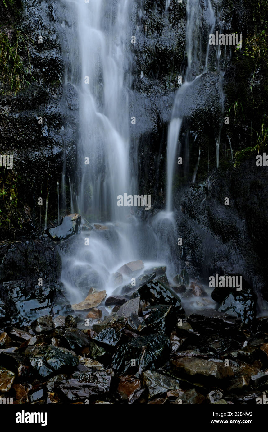 Light Spout Waterfall Carding Mill Valley Church Stretton Shropshire ...