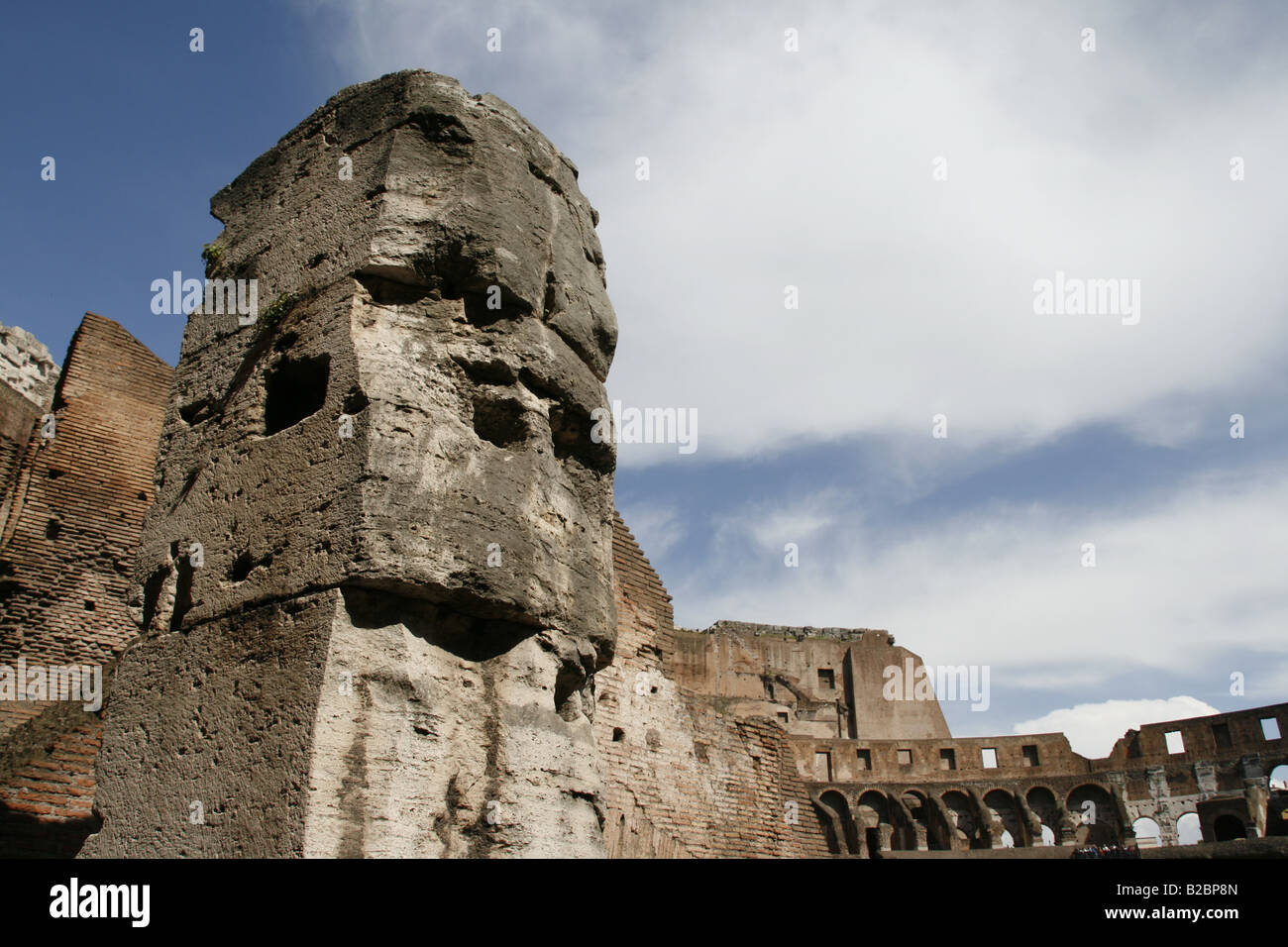 inside the colosseum amphitheatre ruins, rome Stock Photo - Alamy