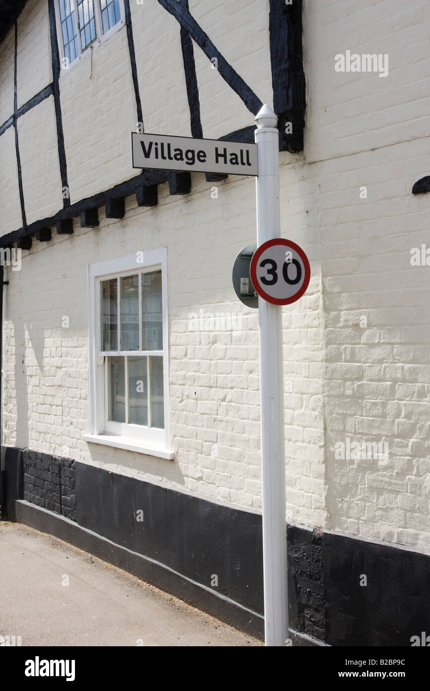 Village speed limit hi-res stock photography and images - Alamy