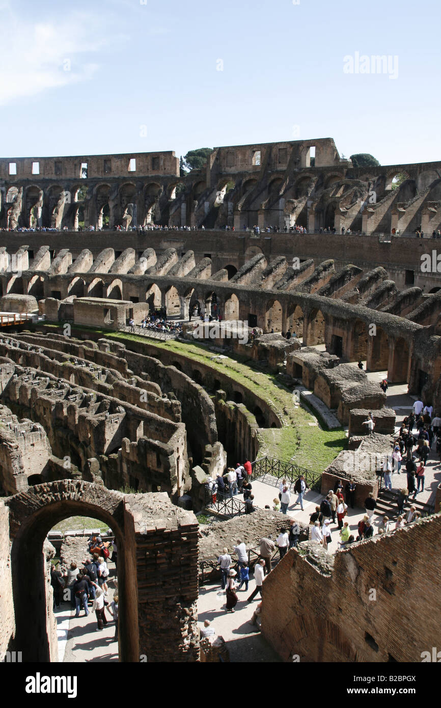Inside the colosseum hi-res stock photography and images - Alamy