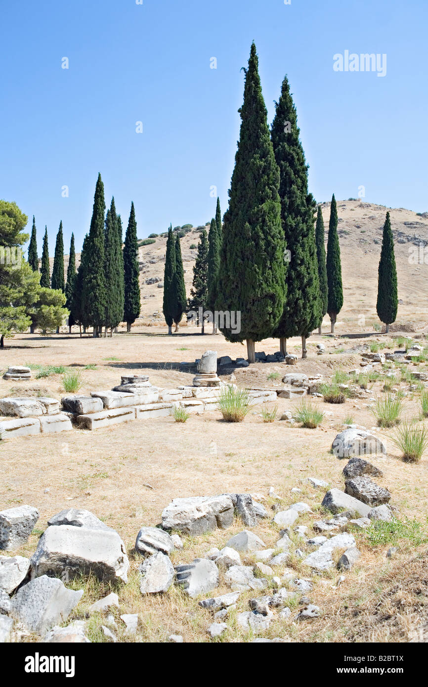 Roman empire ruins at Pamukalle Turkey Stock Photo - Alamy