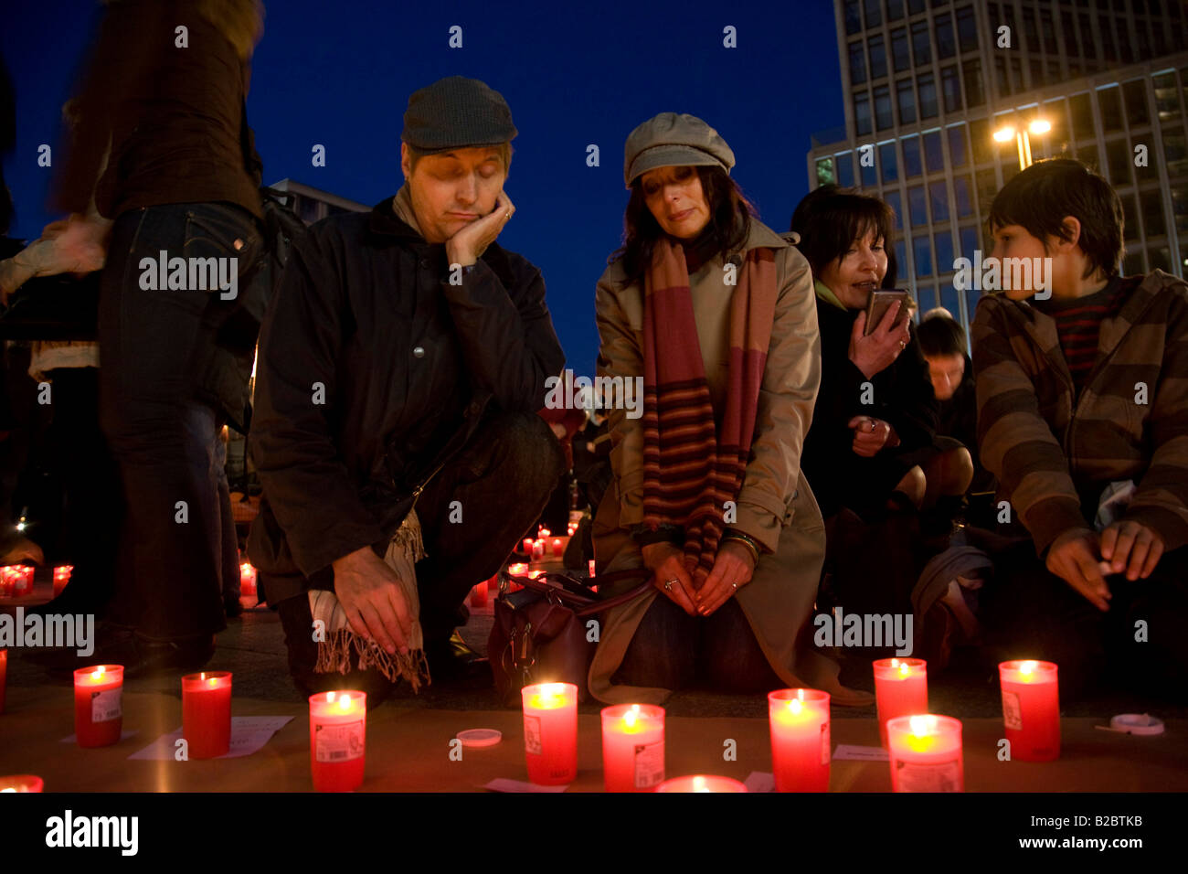 Woman during protest against from hi-res stock photography and images ...