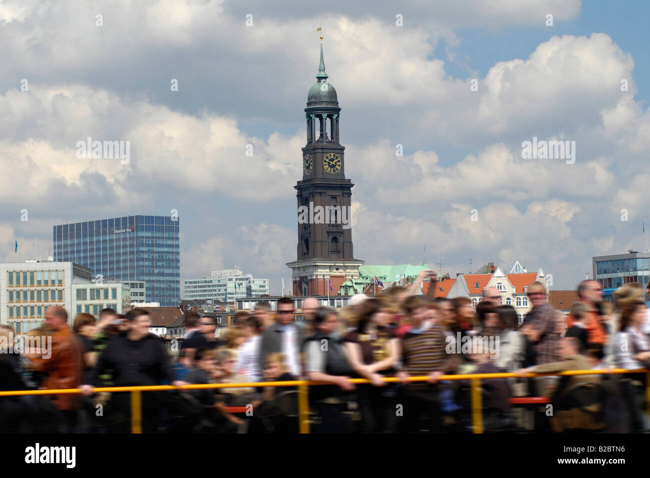 Sightseeing trip of Hamburg Harbour, Hamburg, Germany, Europe Stock ...