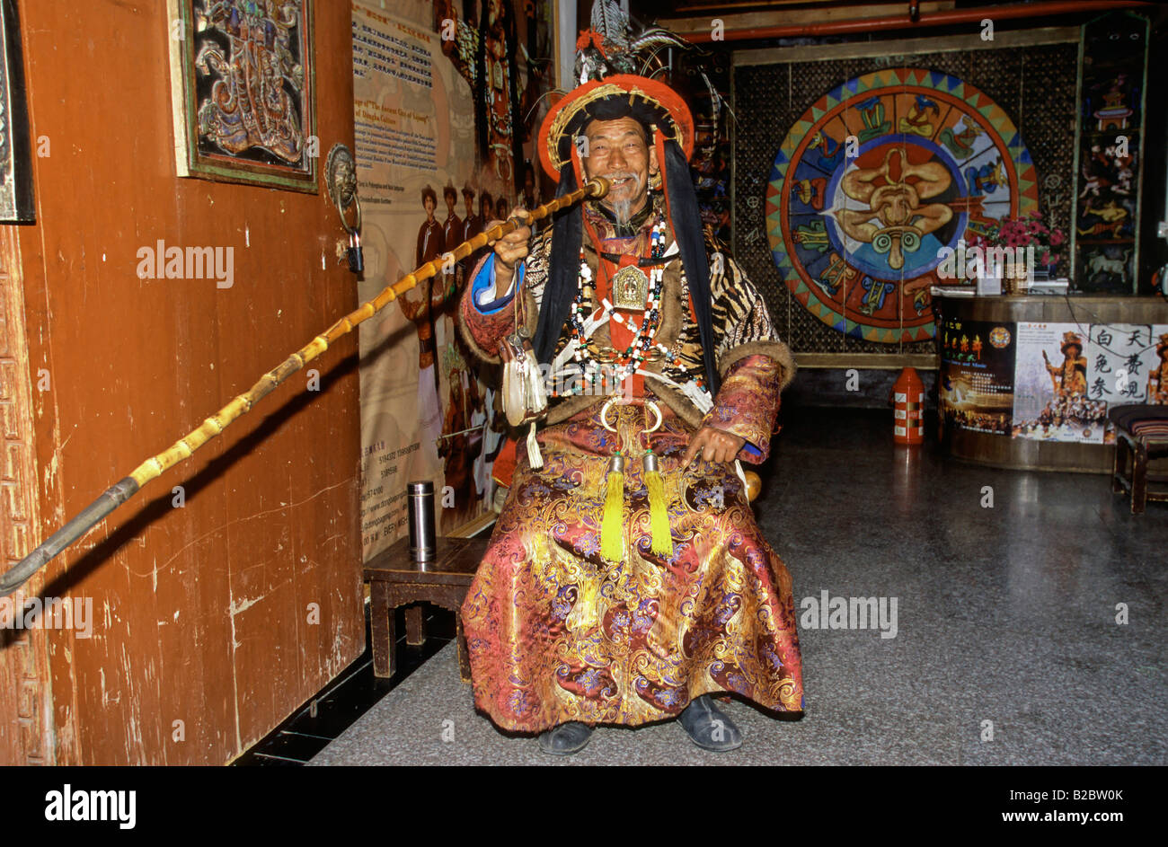 Shaman in traditional clothing hi-res stock photography and images - Alamy