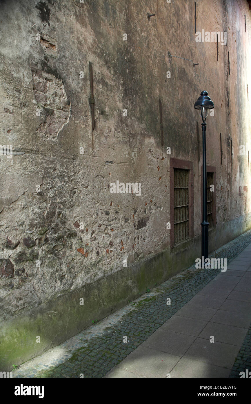 Narrow lane with street lamp hi-res stock photography and images - Alamy