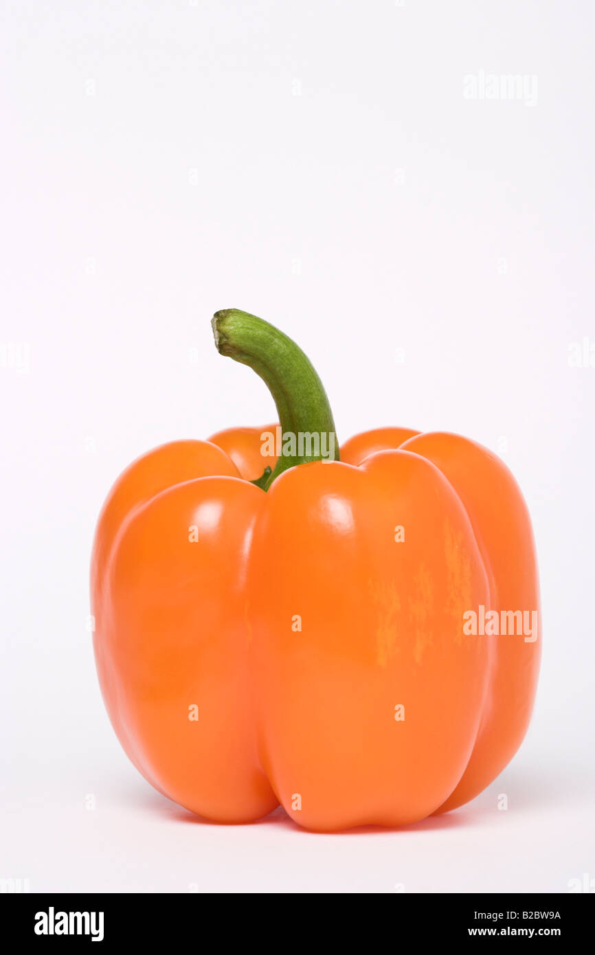 Orange bell pepper Stock Photo - Alamy