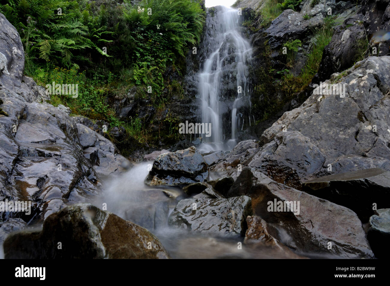 Light Spout Waterfall Carding Mill Valley Church Stretton Shropshire ...