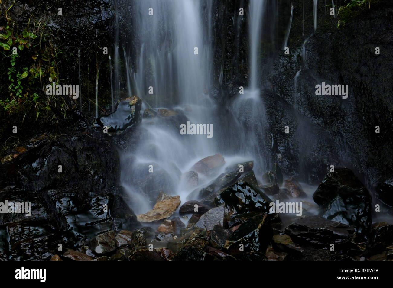 Light Spout Waterfall Carding Mill Valley Church Stretton Shropshire ...