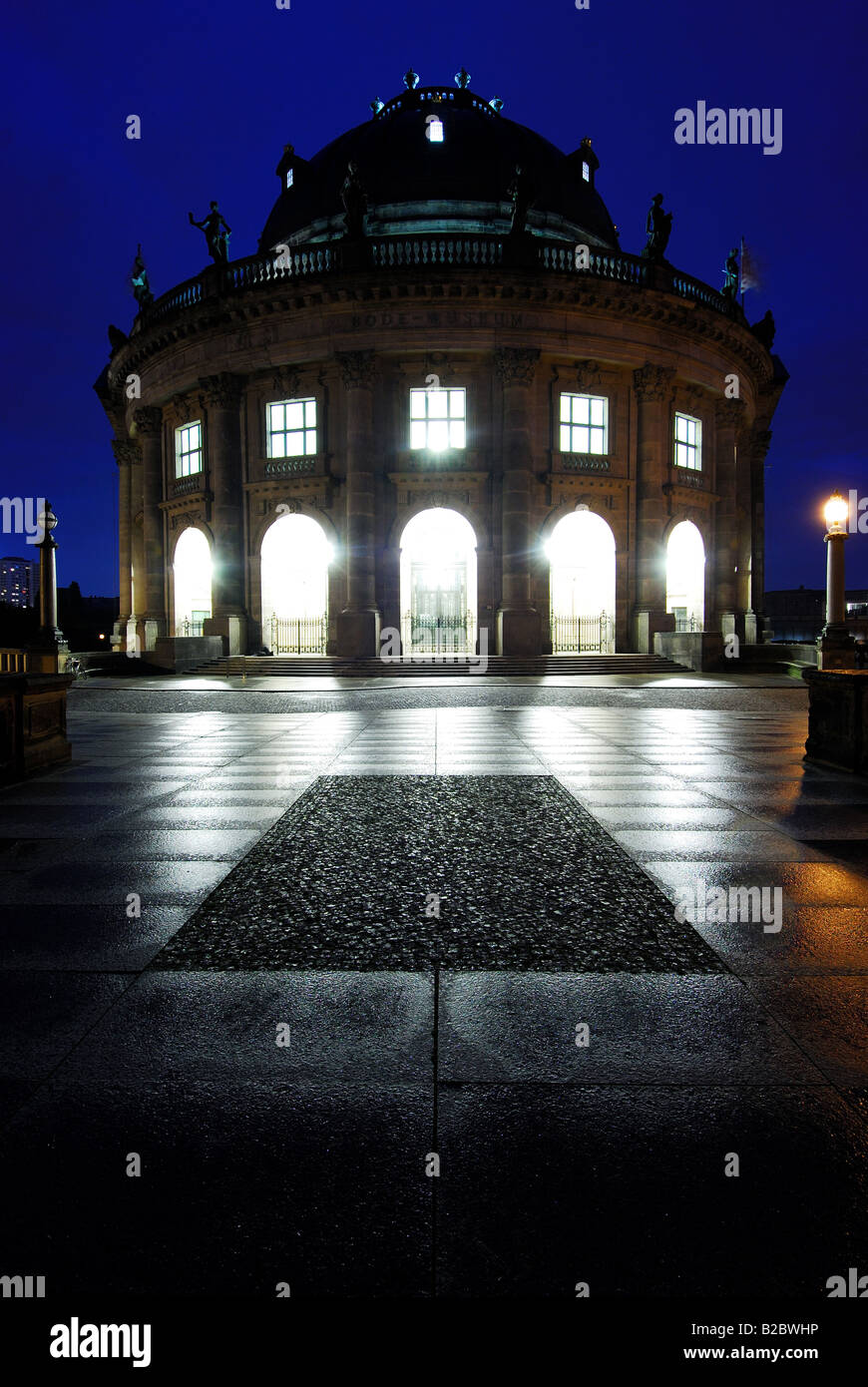 Berlin,Bode Museum in the Night, germany, europe,berlin, bode, museum ...