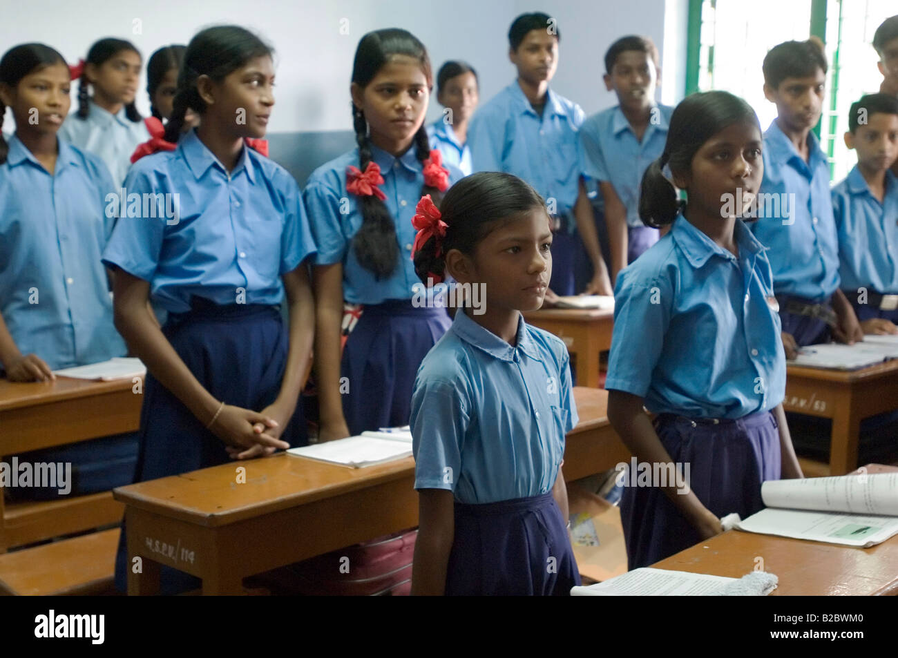 A typical Indian school class. Those who visit it are lucky. Compulsory ...