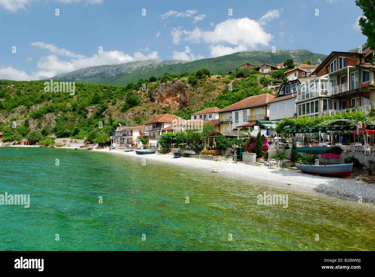 Trpejca on Lake Ohrid, Galicica National Park, UNESCO World Heritage ...