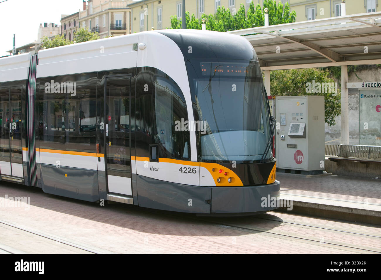 Valencia tram hi-res stock photography and images - Alamy