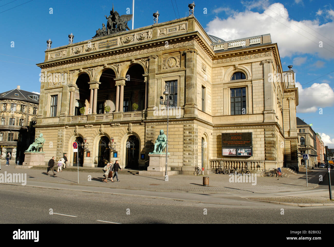 Royal Danish Theatre on Kongens Nytorv, King's New Square, Copenhagen ...