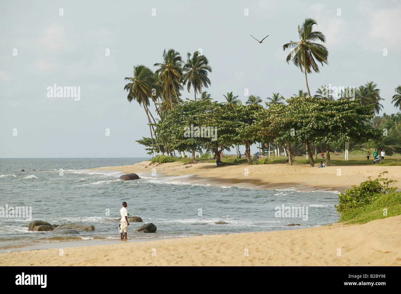 Coast near Kribi, Cameroon, Africa Stock Photo - Alamy