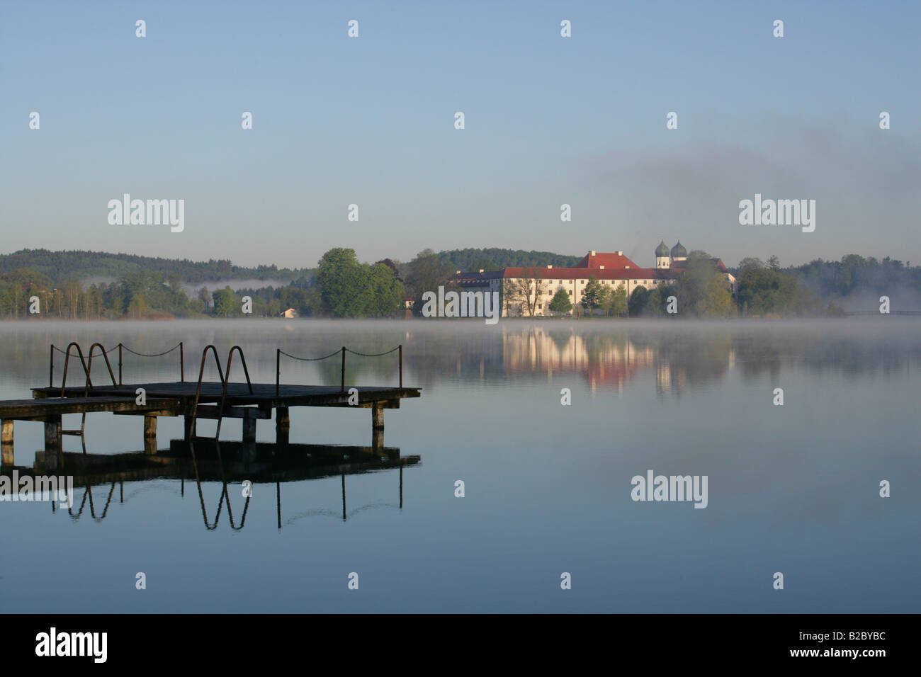 Seon Monastery, Rosenheim district, Upper Bavaria, Germany Stock Photo ...