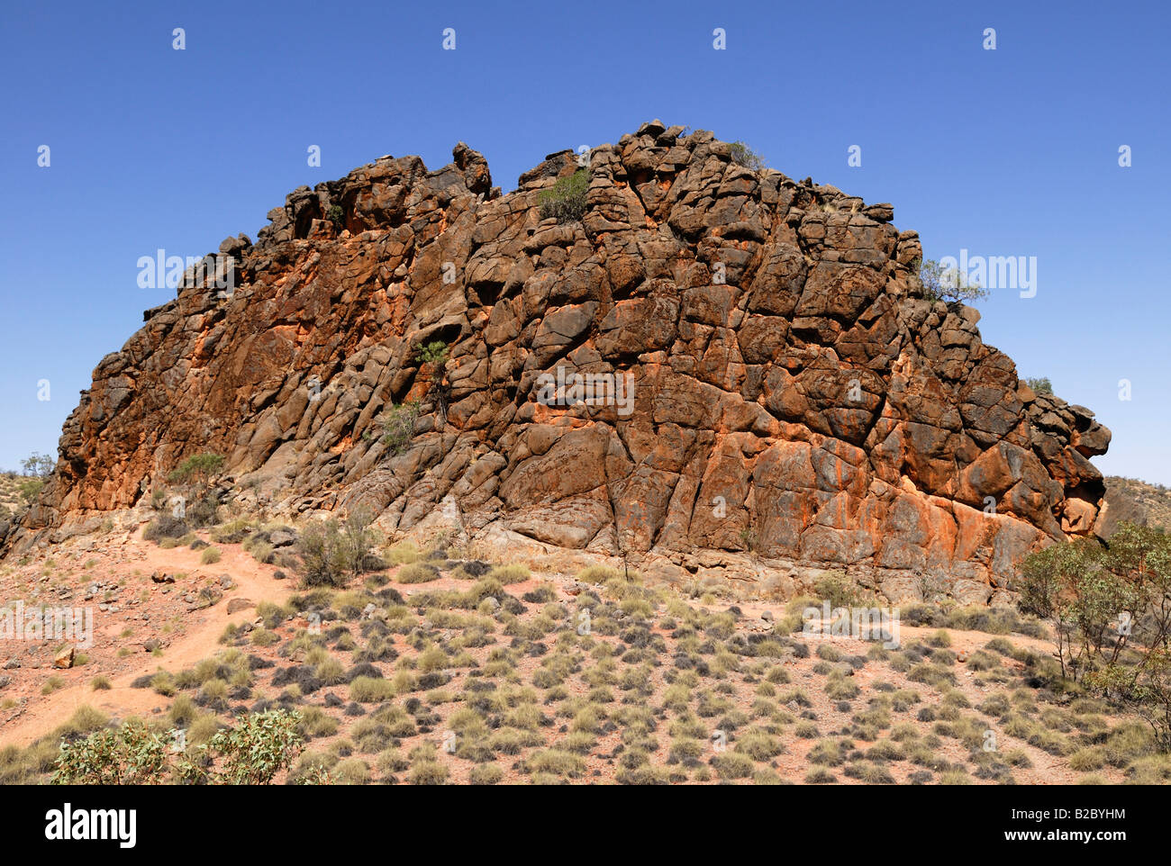 Corroboree Rock, former aboriginal religious site, East Macdonnell ...