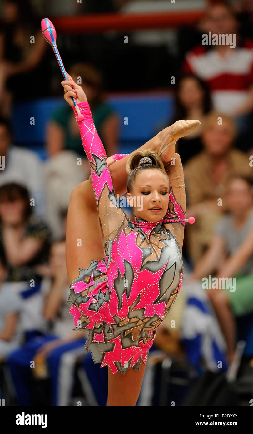 Karolina RASKINA, German All-Round Champion 2008, German Rhythmic ...
