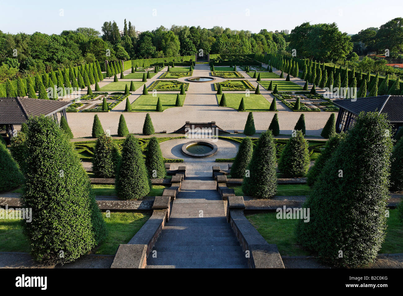 Terrace Garden, Kamp p Abbey, reconstructed baroque garden, Kamp ...