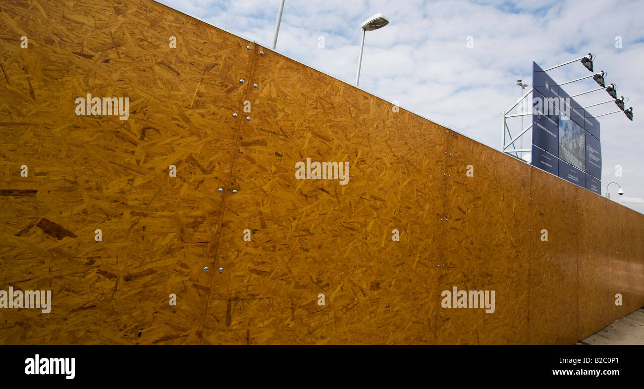 Site fence around the new German Federal Intelligence Service ...