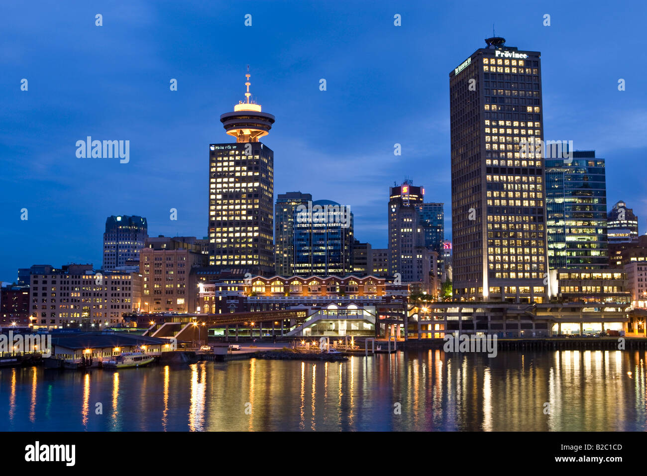 High rise buildings "the Province" and "Harbour Centre Tower ...