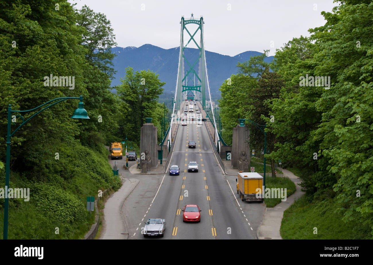 Lions Gate Bridge, Vancouver, British Columbia, Canada, North America ...
