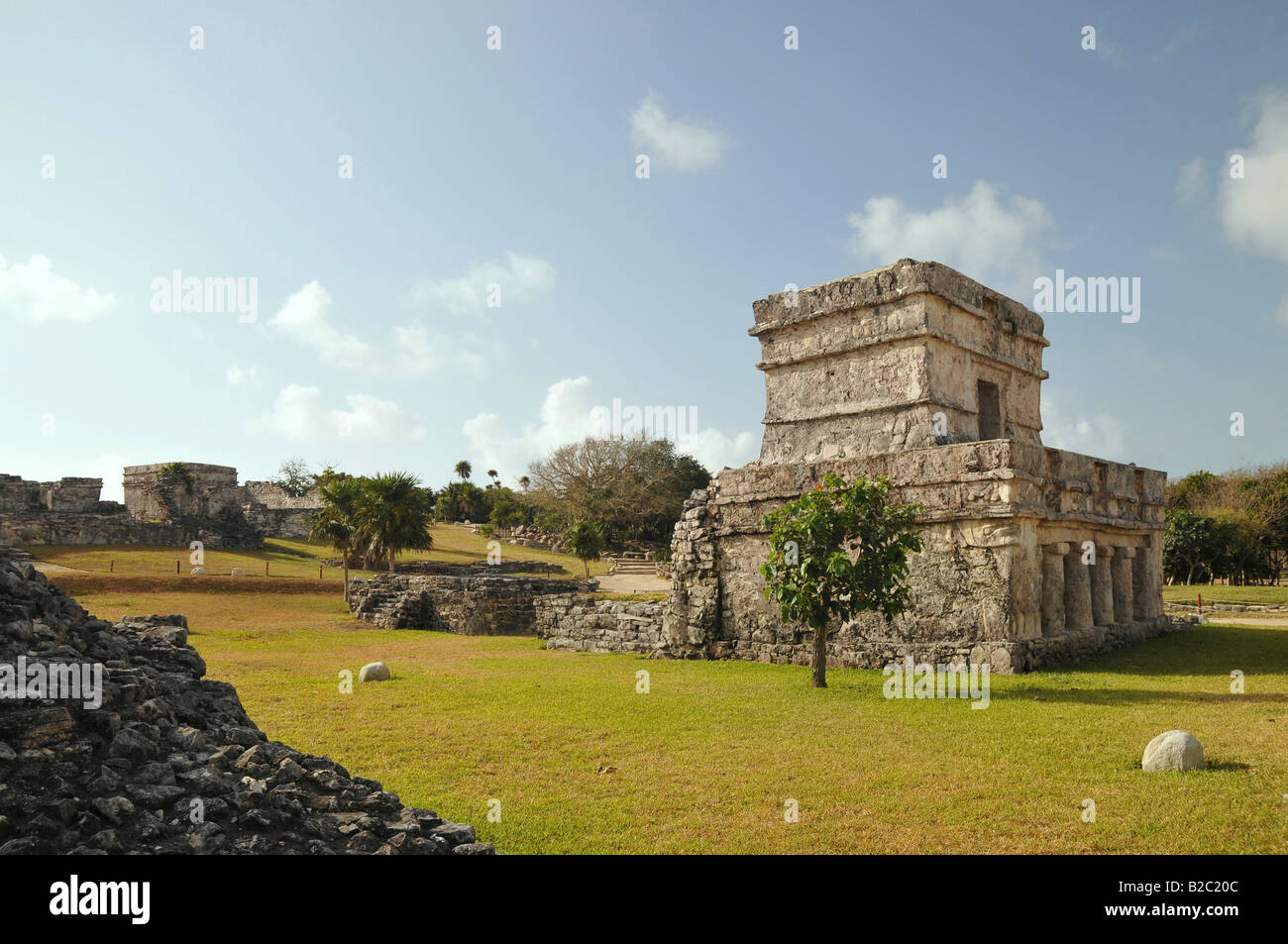 Templo de las Pinturas, Temple of the Frescoes, Tulum, Mayan ...
