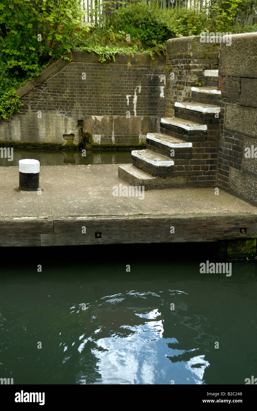 Brick steps by Great Union Canal, London Stock Photo - Alamy
