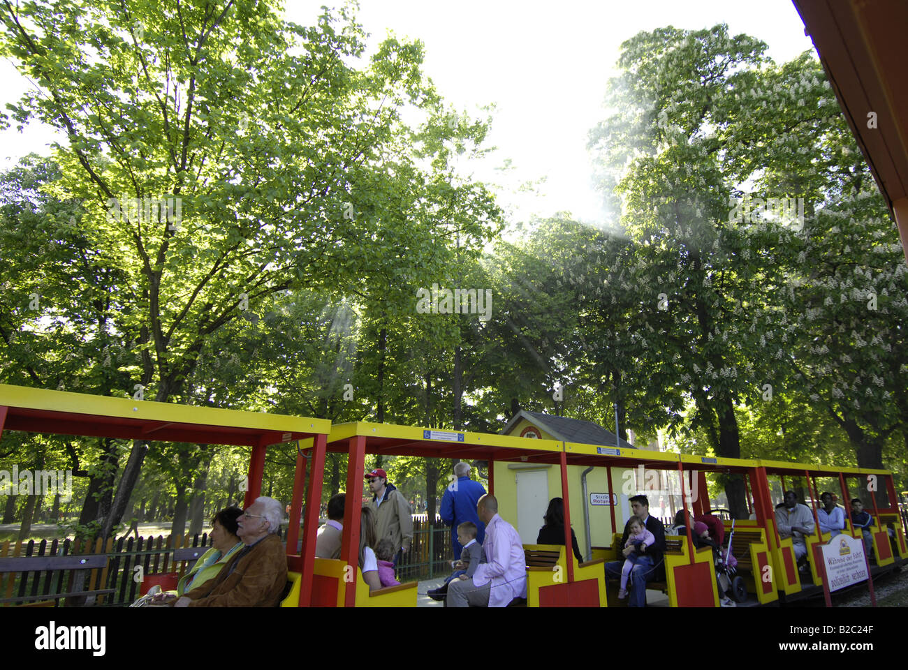 Prater, mini railway Stock Photo - Alamy
