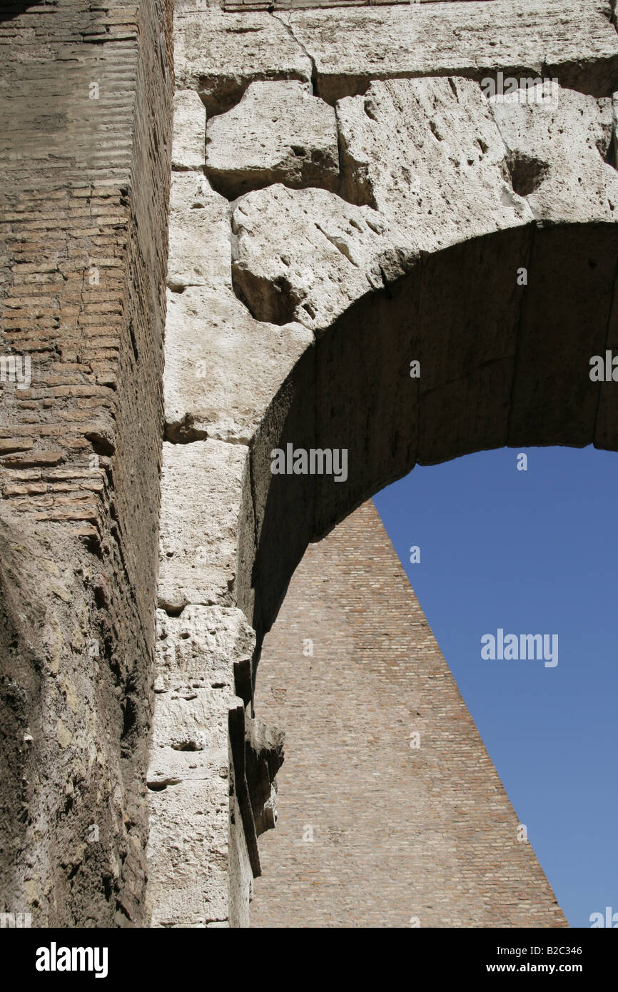 inside the colosseum amphitheatre ruins, rome Stock Photo - Alamy