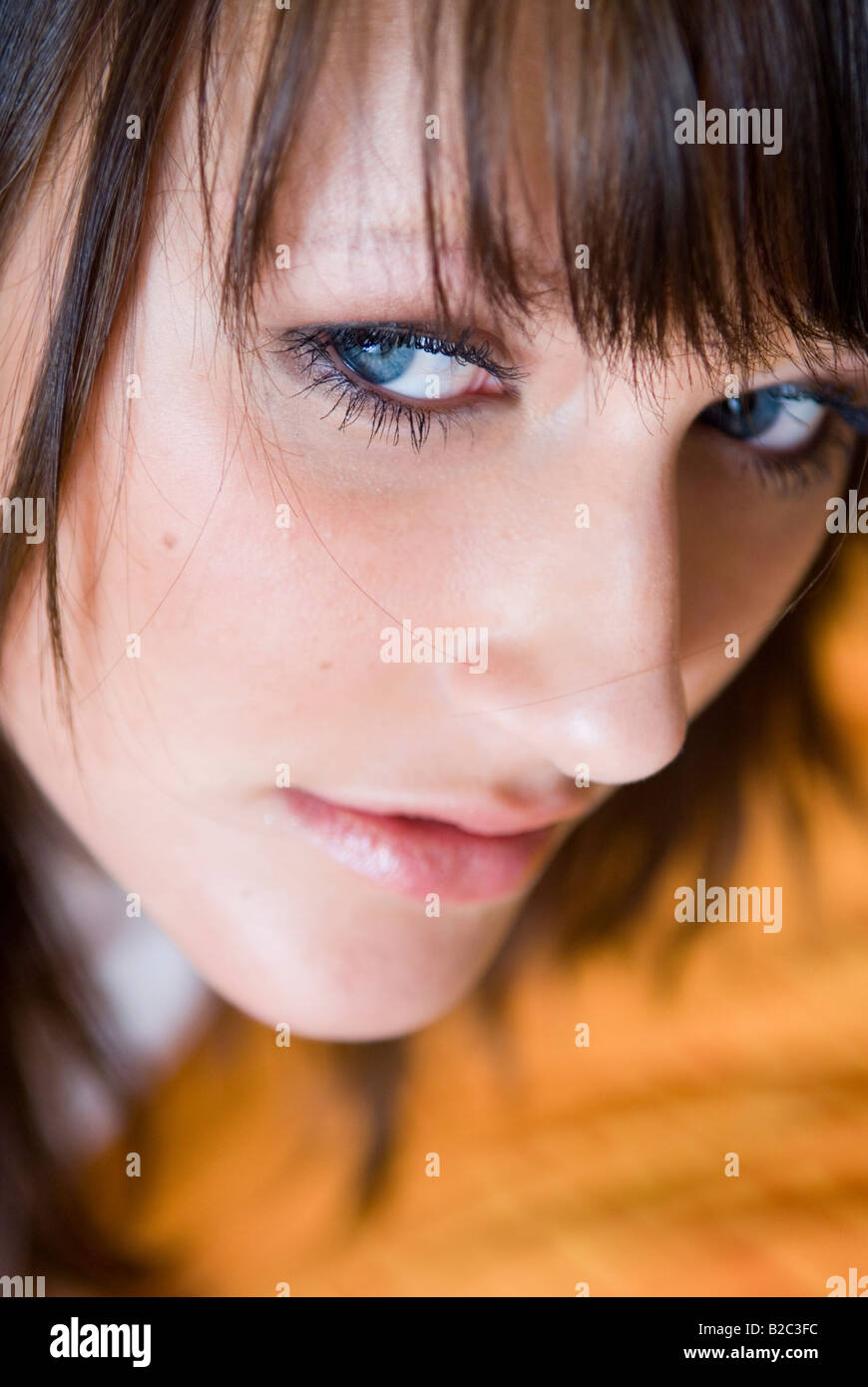 Clear blue eyes hi-res stock photography and images - Alamy