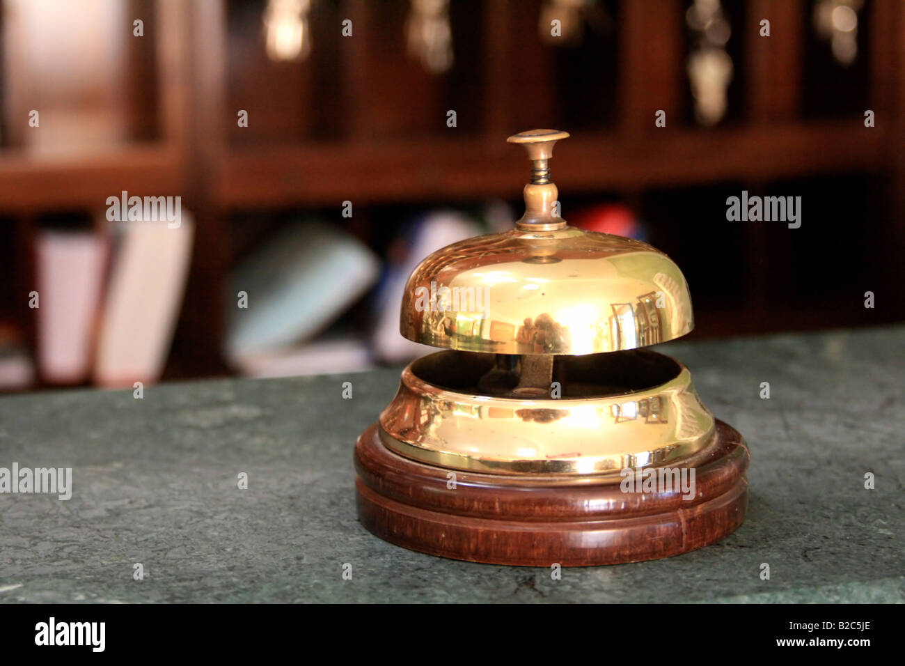 Bell in a hotel Stock Photo - Alamy