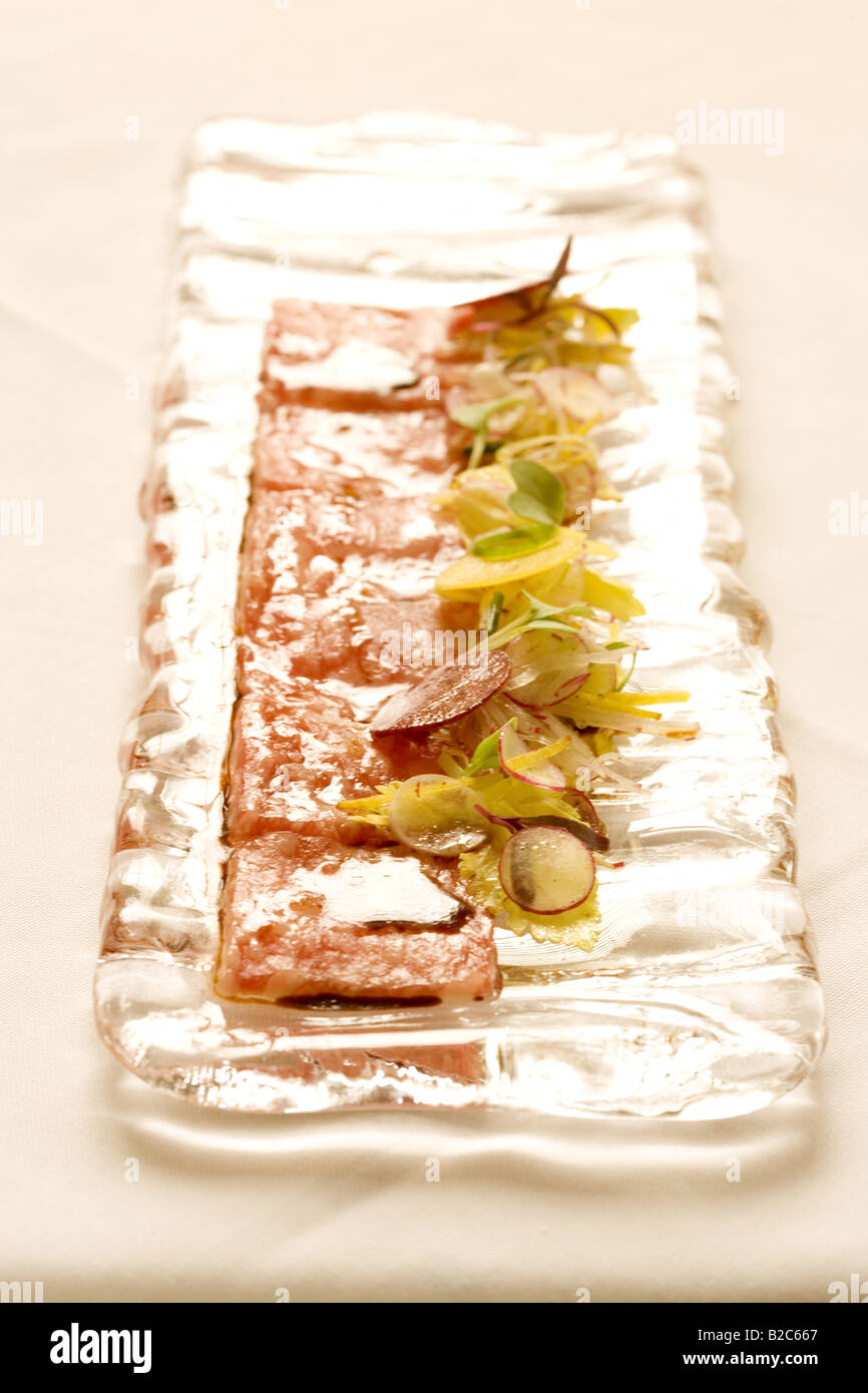 A Kobe Beef Appetizer Stock Photo - Alamy