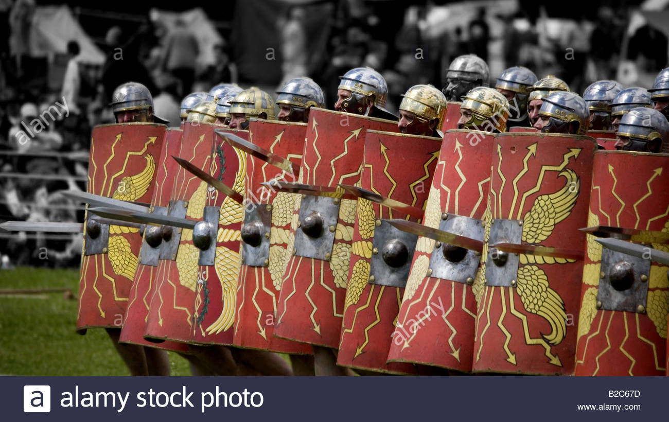 roman shield attack Stock Photo, Royalty Free Image: 18708017 - Alamy