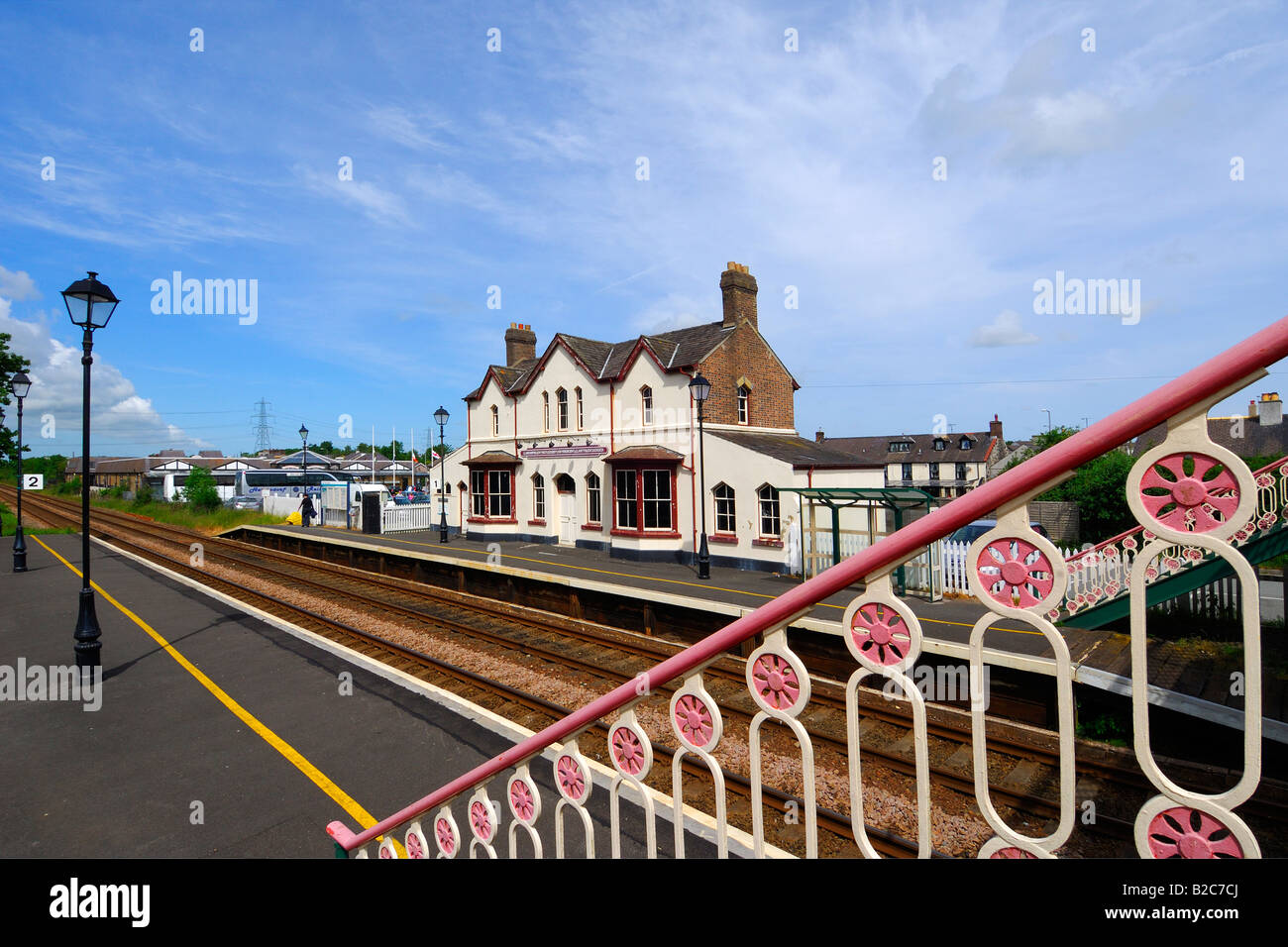Llanfair pg railway station anglesey hi-res stock photography and ...