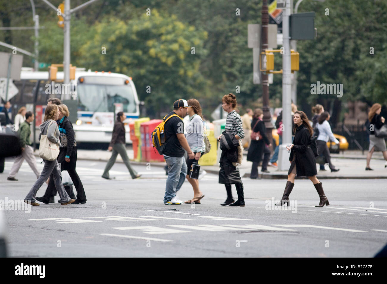 people walking in street, New York City Stock Photo - Alamy