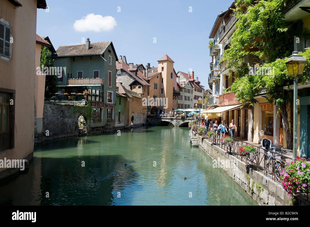 medieval annecy haute savoie france Stock Photo - Alamy