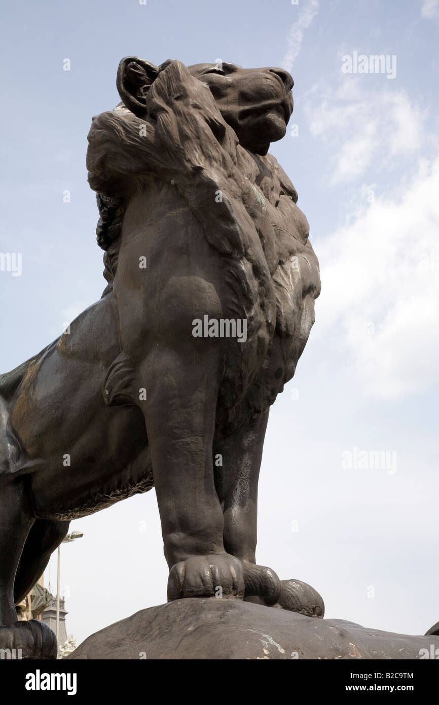 Monument a Colom Columbus Monument Marina Port Vell area Barcelona ...