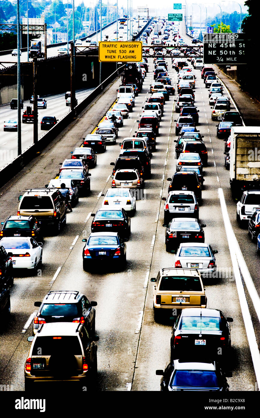 Seattle traffic jam hi-res stock photography and images - Alamy