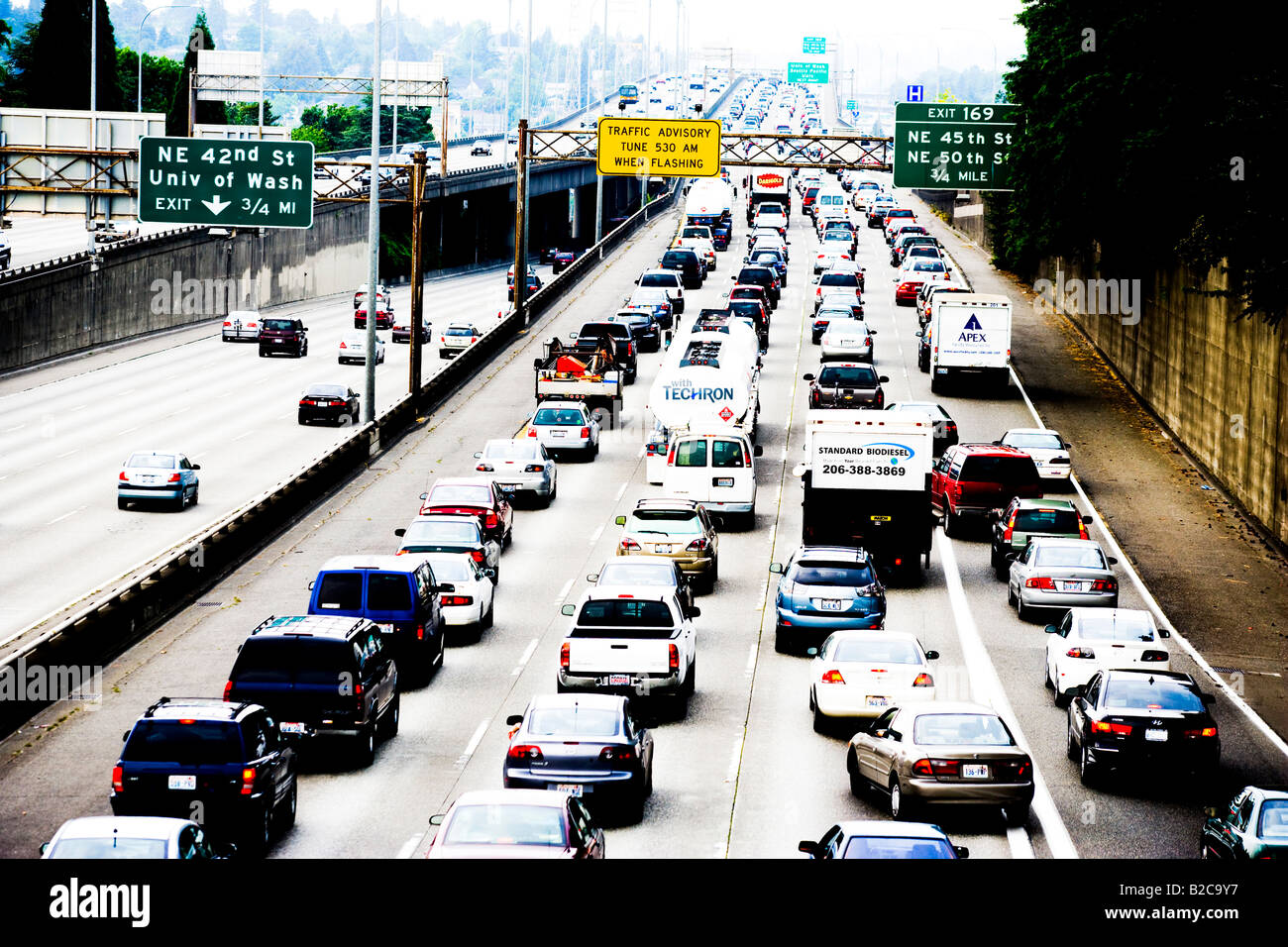 Seattle traffic jam hi-res stock photography and images - Alamy