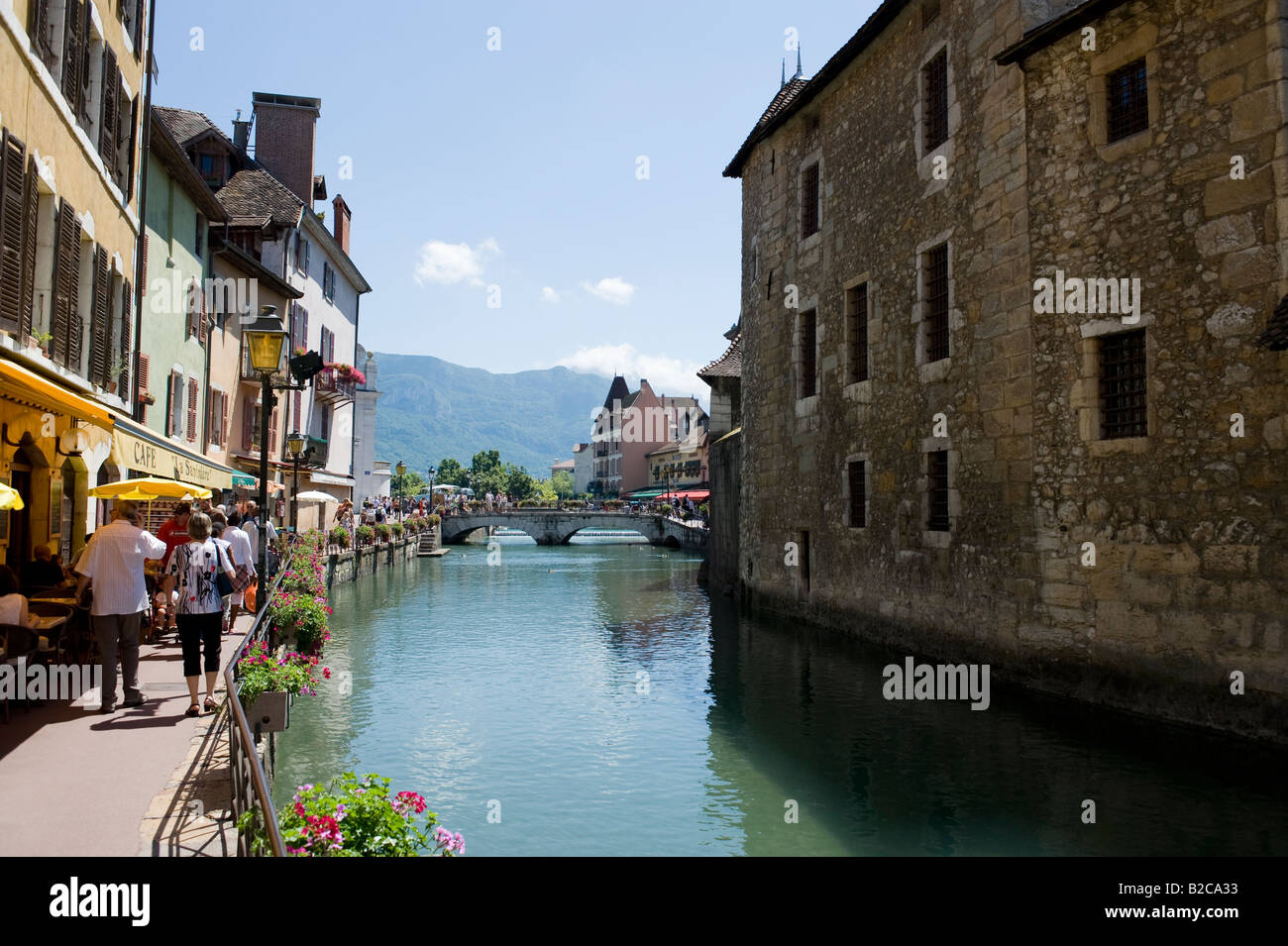 medieval annecy haute savoie france Stock Photo - Alamy
