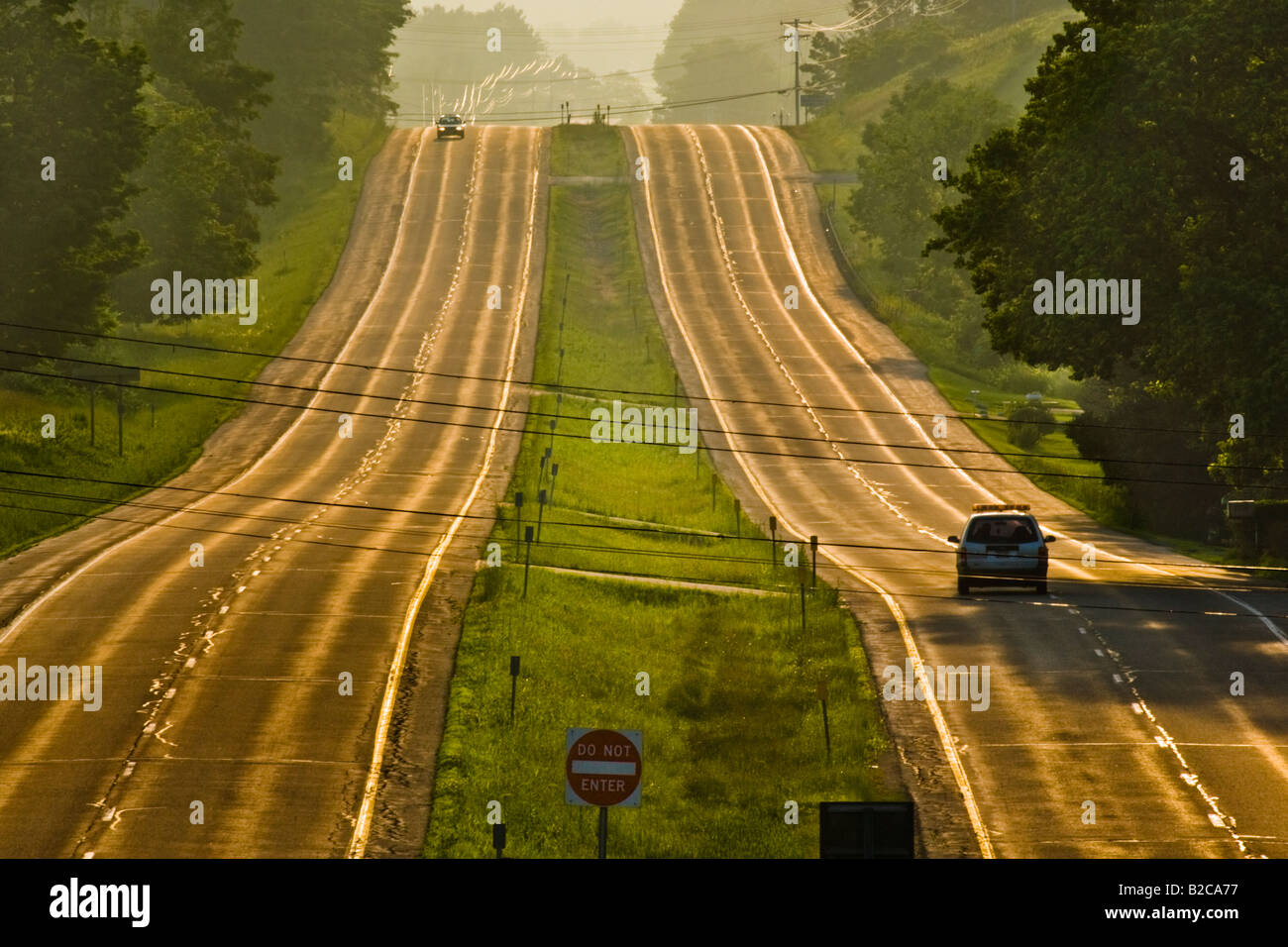 Looking west on Route 20 twenty the Great Western Turnpike Sharon ...