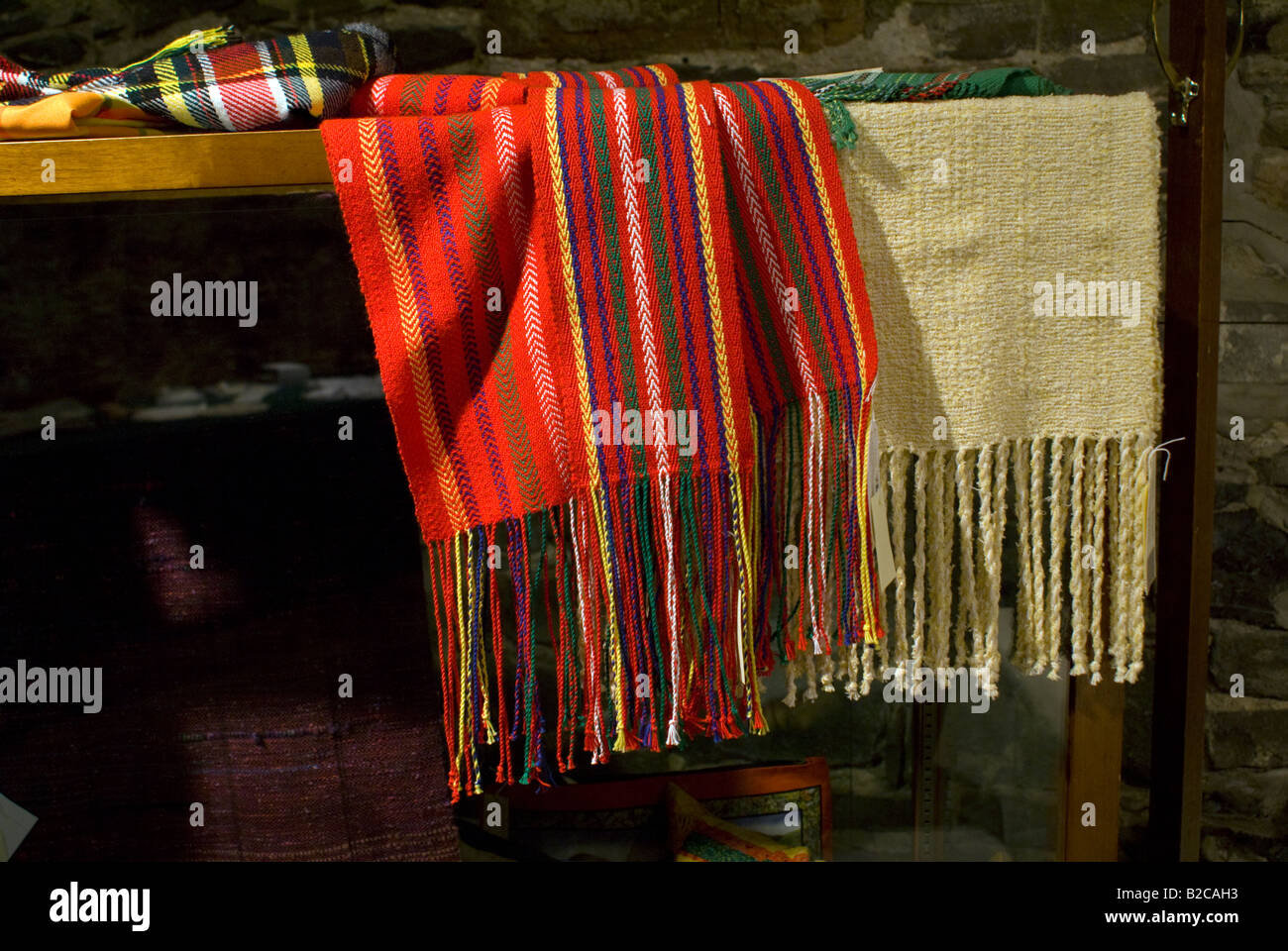 hand-loomed voyageur sash Quebec City Stock Photo - Alamy