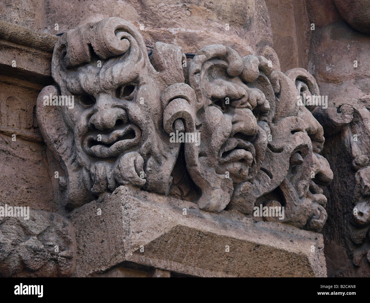 Grotesque faces hi-res stock photography and images - Alamy