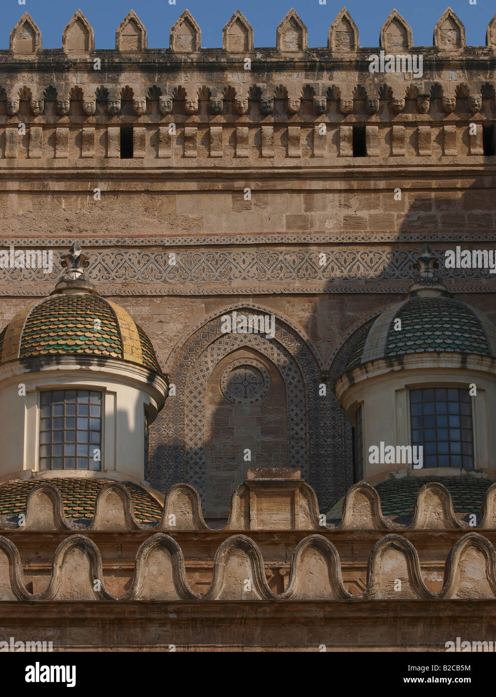Cathedral detail, cupolas and tiles Stock Photo - Alamy