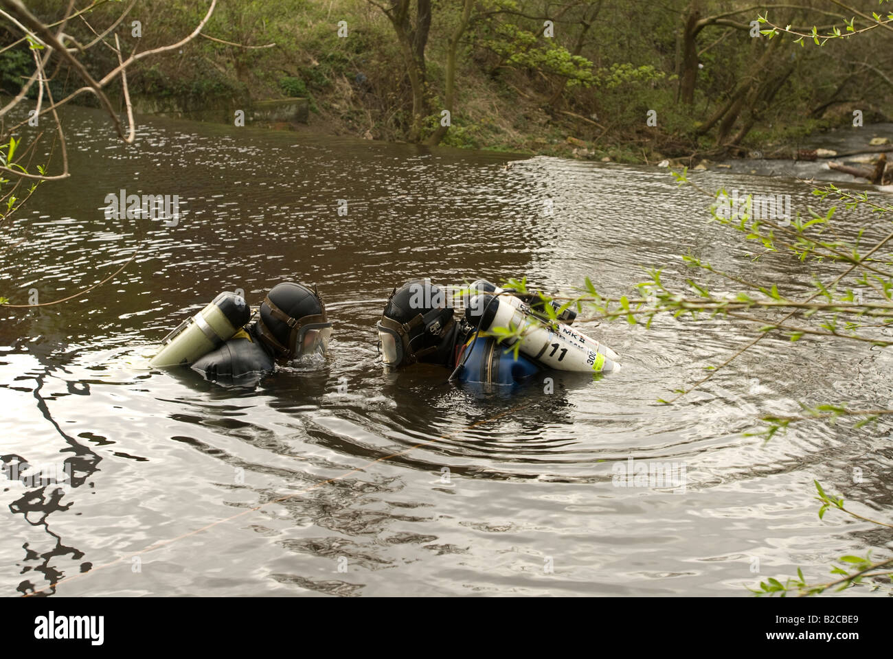 Police diver part of the forces underwater search unit Stock Photo - Alamy